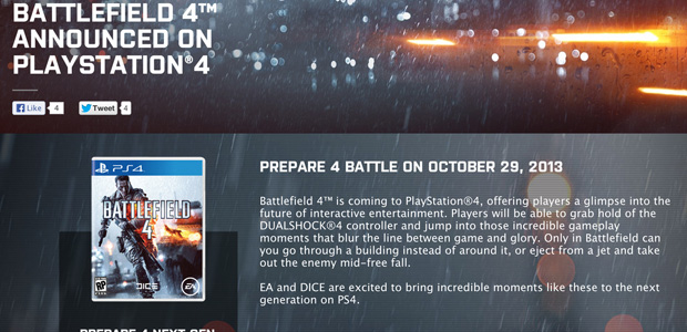 Battlefield 4's Battlelog Narrows Xbox One, PlayStation 4 Console ...