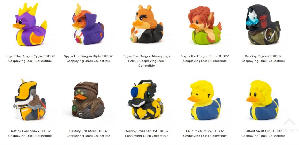 Drop everything. You can buy video game themed cosplaying rubber ducks ...