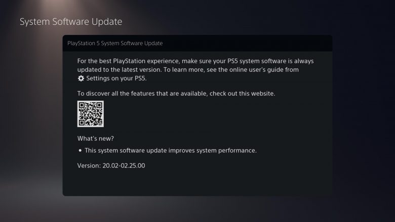 PlayStation 5 System Update 20.02-02.25.00 is out, details here ...