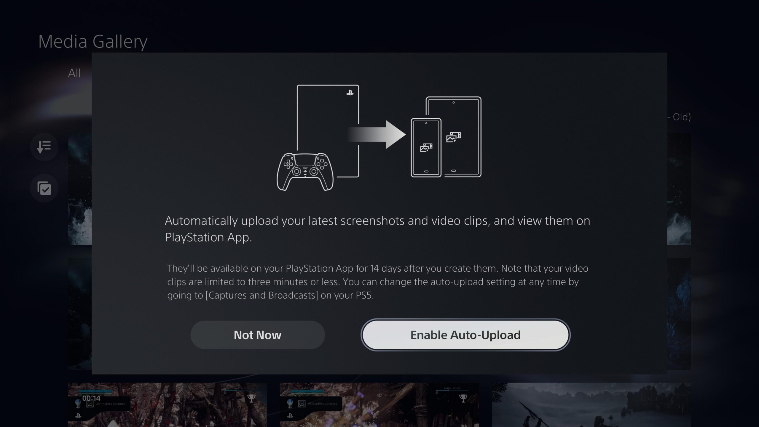 A new feature allowed PS5 videos and screenshots to be shared via the ...